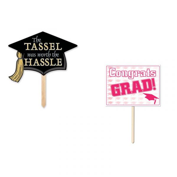 Graduation Yard Signs - Cappel's Costumes and Party Supplies