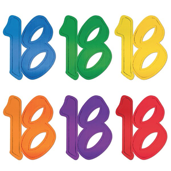 Buy 12 in. Foil Number Silhouette Cutouts - 90 - Cappel's Costumes and ...