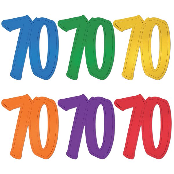 Buy 12 in. Foil Number Silhouette Cutouts - 90 - Cappel's Costumes and ...