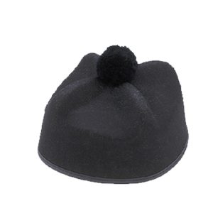 Priest Hat - Black Perma Felt - Cappel's