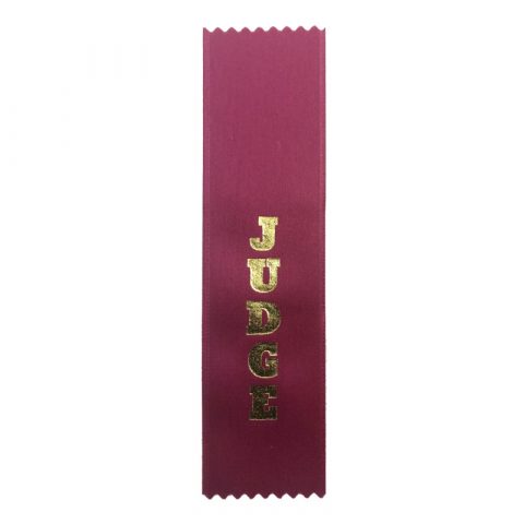 Judge Designation Ribbon - Cappel's