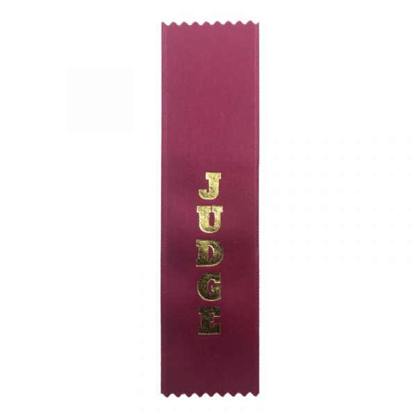 Judge Designation Ribbon - Cappel's