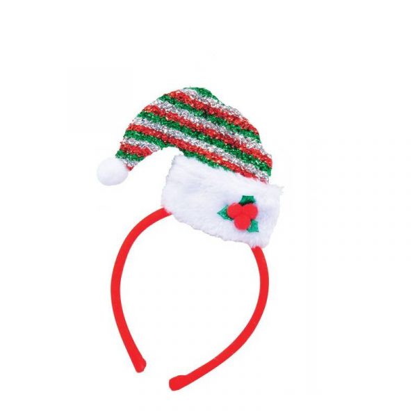 Assorted Christmas Headbands Elf, Candy Canes, Christmas Tree - Cappel's