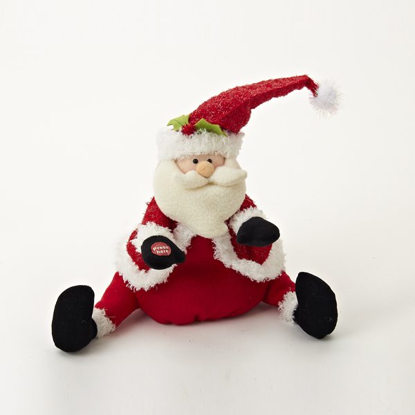 Buy Battery-Operated Singing Action Santa Decoration - Cappel's