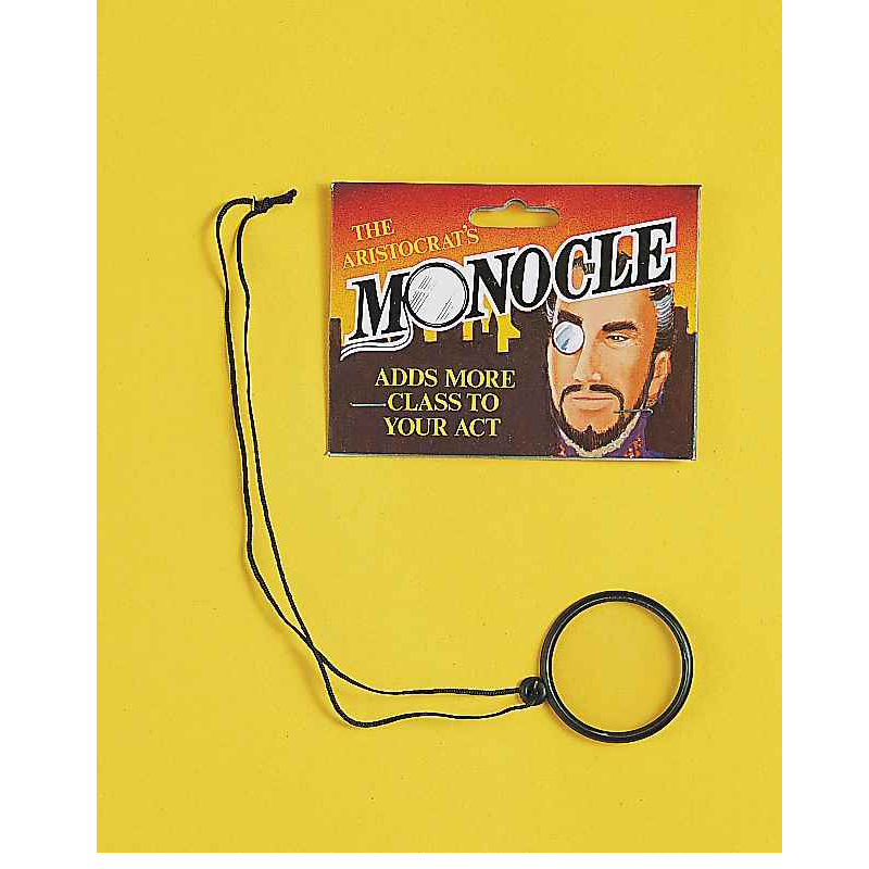 Costume Black Monocle Eyeglass - Cappel's