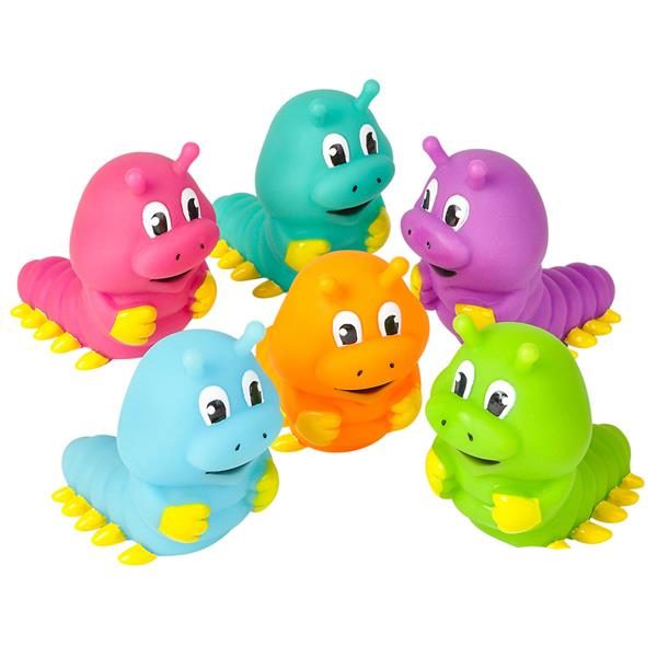Buy 2 Inch Rubber Caterpillar Assorted Colors - Cappel's