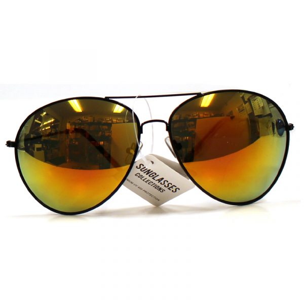 Extra Large Mirror Lens Aviator Sunglasses - Cappel's