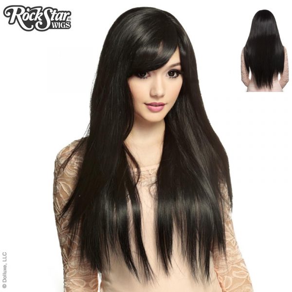 Buy Black Bella Long Straight Adult Wig - Cappel's