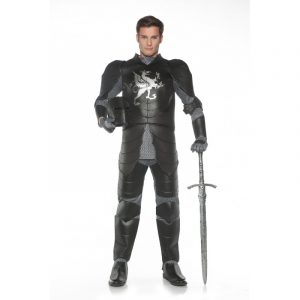 Buy Black Knight Male Halloween Costume - Cappel's