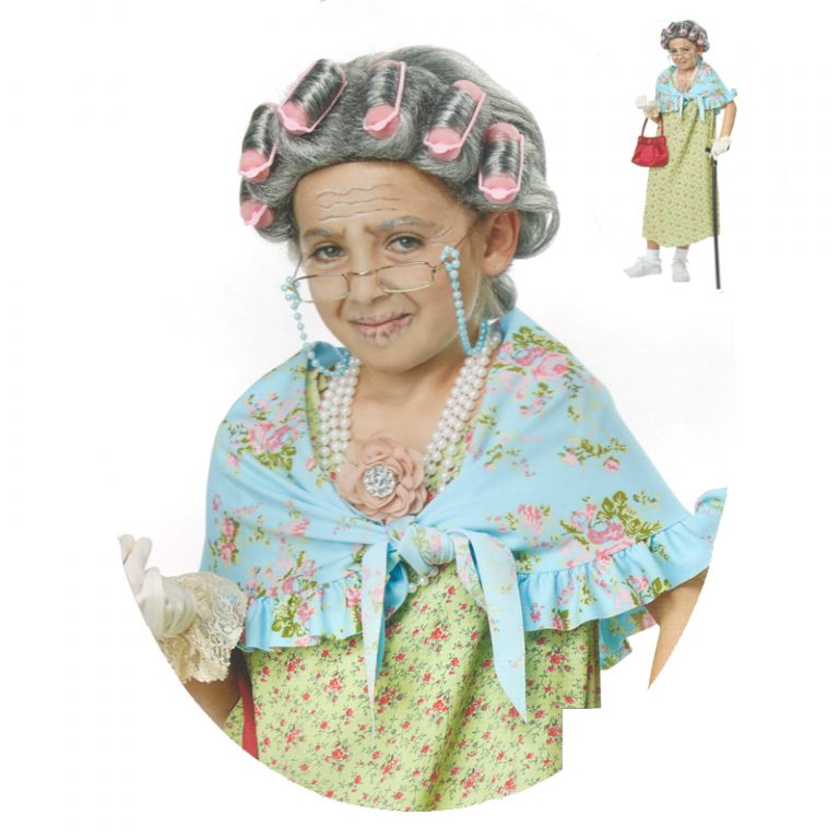 Old Lady Kit Child Size 100th Day Costume - Cappel's