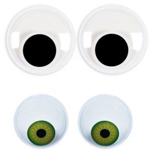 Buy 6 Inch Sticky Back Glow In Dark Wiggle Eyes - Cappel's