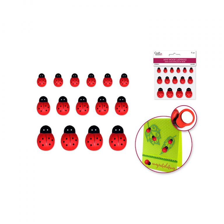 1.5" Plastic Ladybug Decoration for Cake or Arts and Crafts - Cappel's