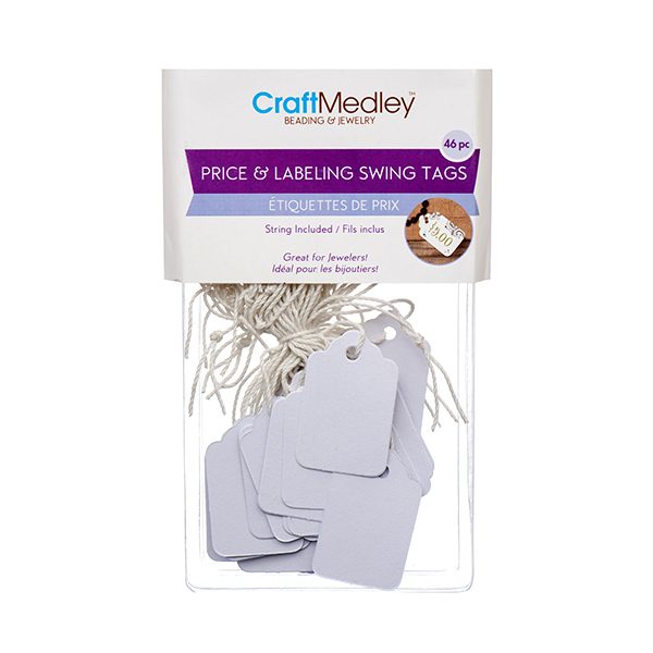 White Swing String Tags Price and Labeling - Cappel's