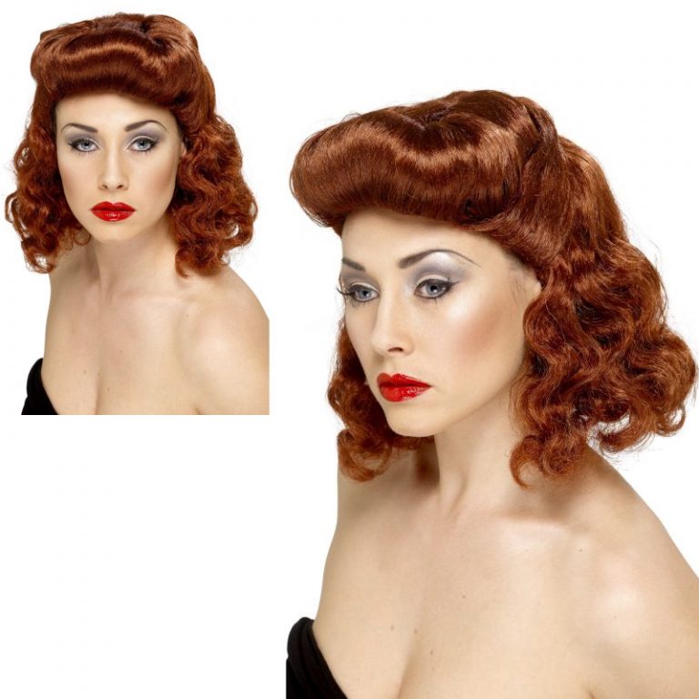 Buy Pin Up Girl Wig Auburn World War II - Cappel's