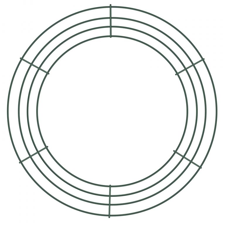 Green Wire Wreath Making Frame Forms - Cappel's