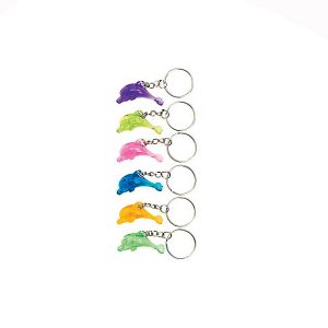 Translucent Plastic Dolphin Key Chain - Cappel's