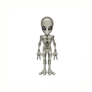 40 Inch Jointed Alien Cardboard Wall Decoration - Cappel's