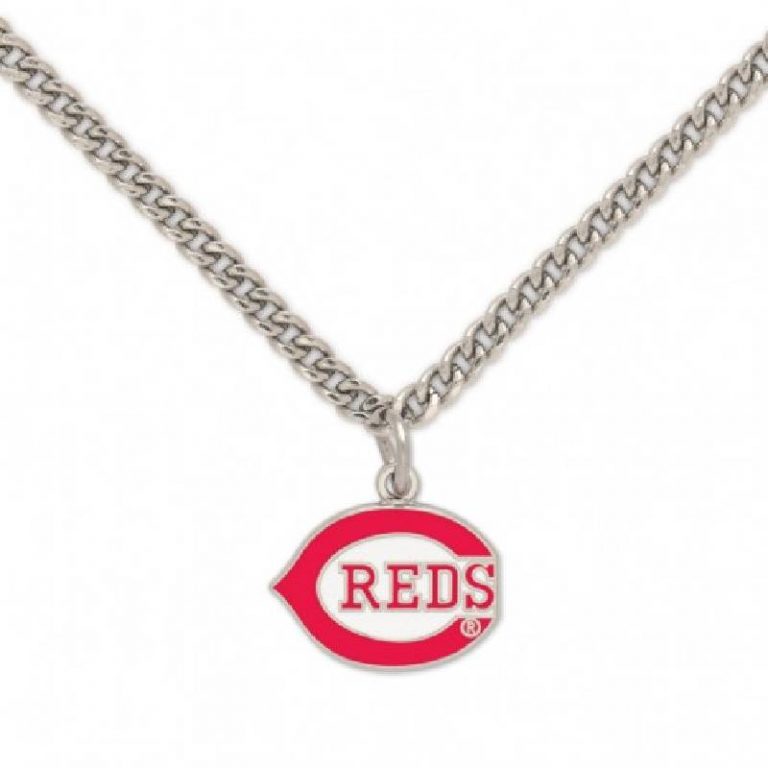 Cincinnati Reds Necklace Wishbone C Logo - Cappel's