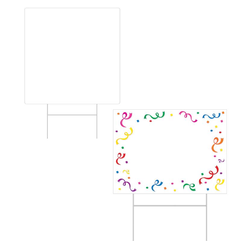 Blank Plastic Yard Sign - Cappel's