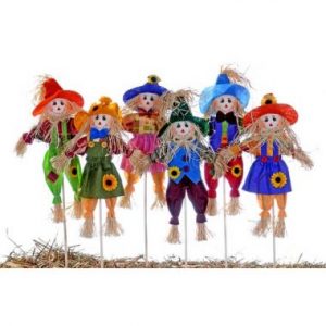 18 Inch Colorful Fall Scarecrow Pick - Cappel's