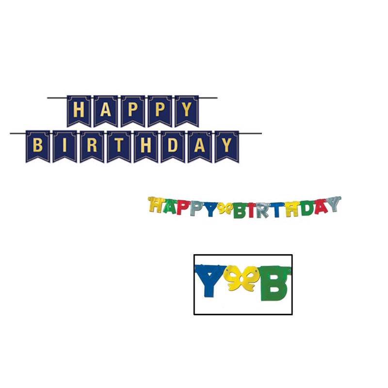 Happy Birthday Letter Streamer - Cappel's