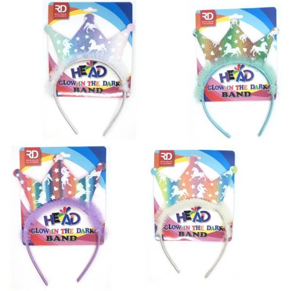 Glow in the Dark Party Headbands Magical Horse - Cappel's
