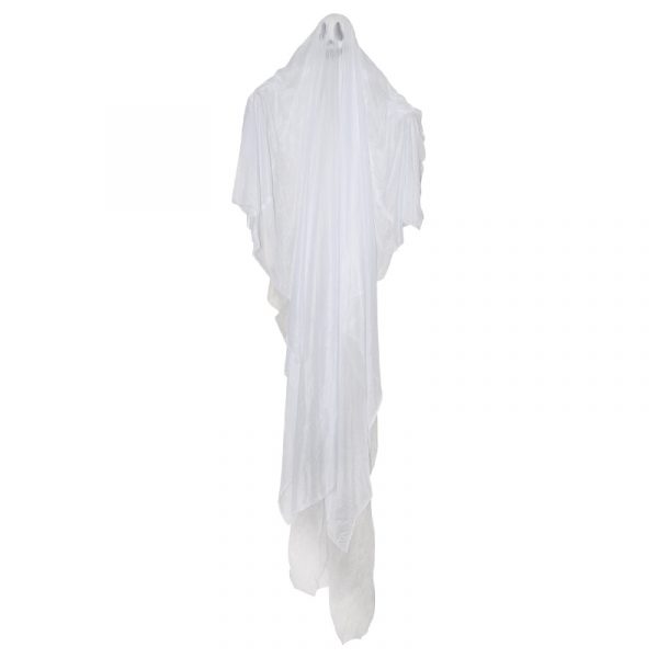 7' Costume White Fabric Hanging Ghost - Cappel's