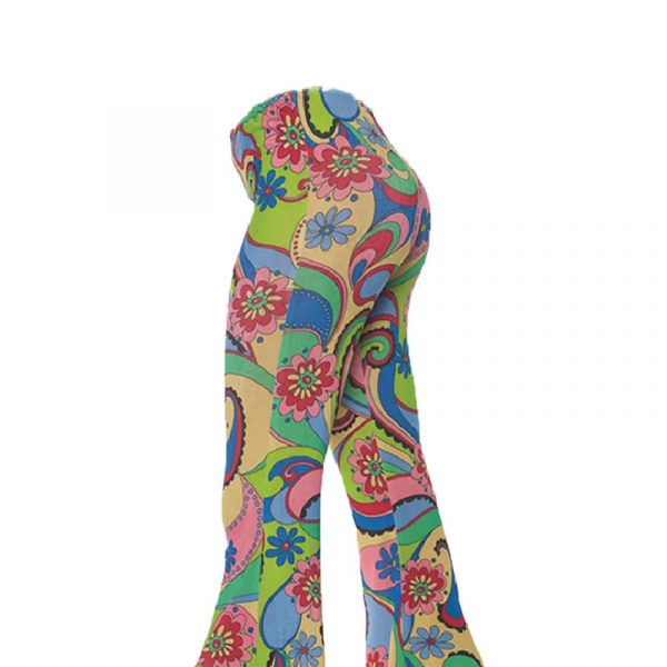 70s Flower Adult Bell Bottoms (Psychedelic) - Cappel's