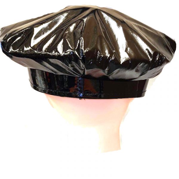 Shiny Fabric Police Officer Hat - Cappel's