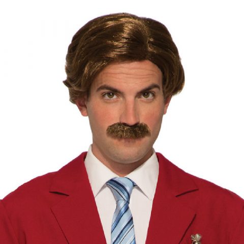 Anchorman Wig w Moustache - Cappel's