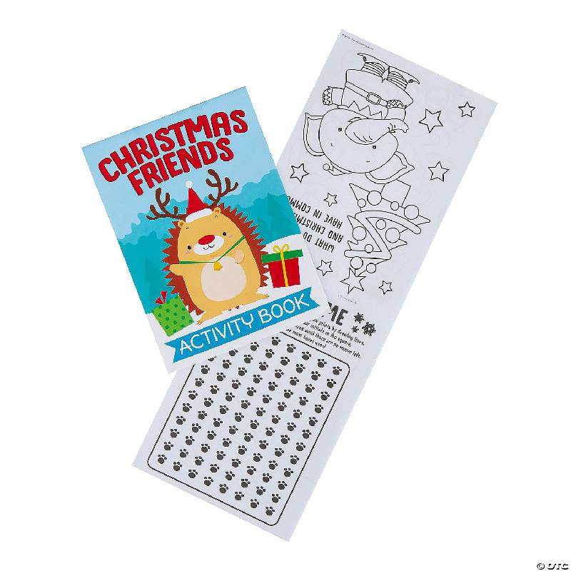Cute Animals Christmas Activity Book - Cappel's