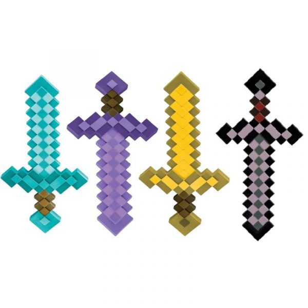 20" Costume Plastic Minecraft Sword - Cappel's