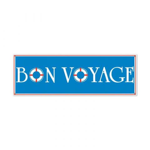 Bon Voyage Sign Banner - Cappel's
