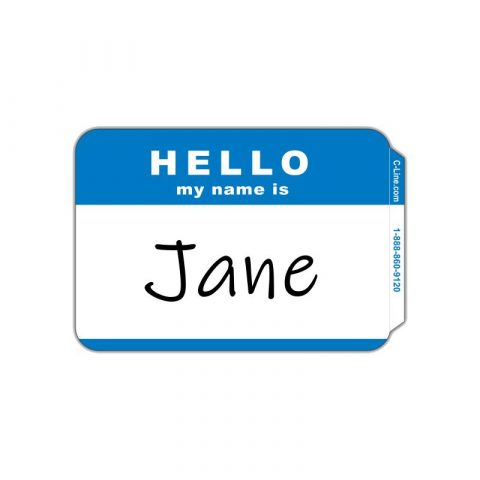 "Hello my name is" Self Adhesive Name Badges - Cappel's