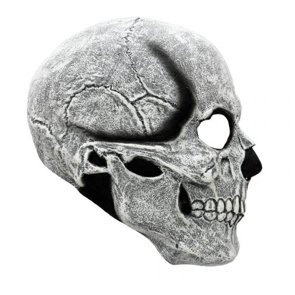 White Skull Latex Mask - Cappel's