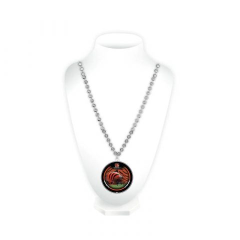 Bengals Medallion Bead Necklace - Cappel's