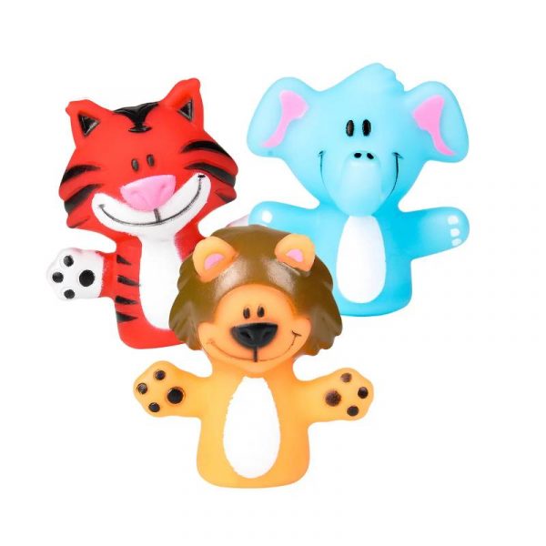 Party Rubber Zoo Animal Finger Puppets - Cappel's