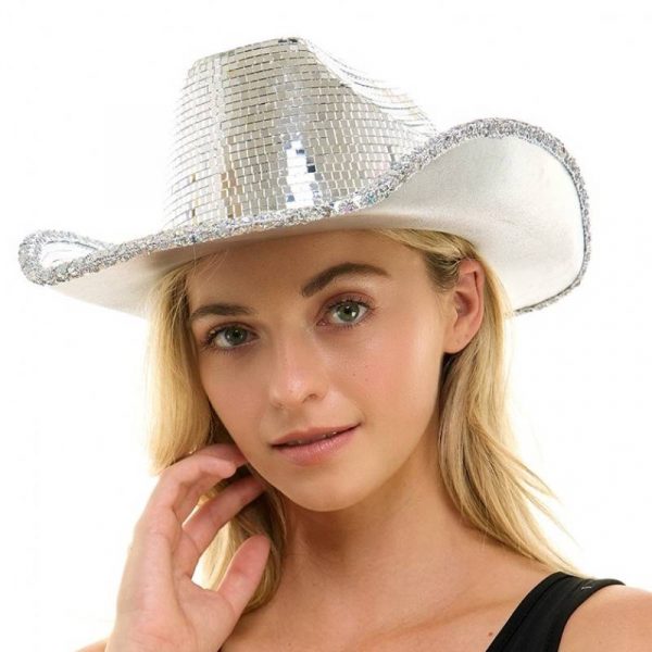 Deluxe Glass Mirror Western Cowboy Hat - Cappel's